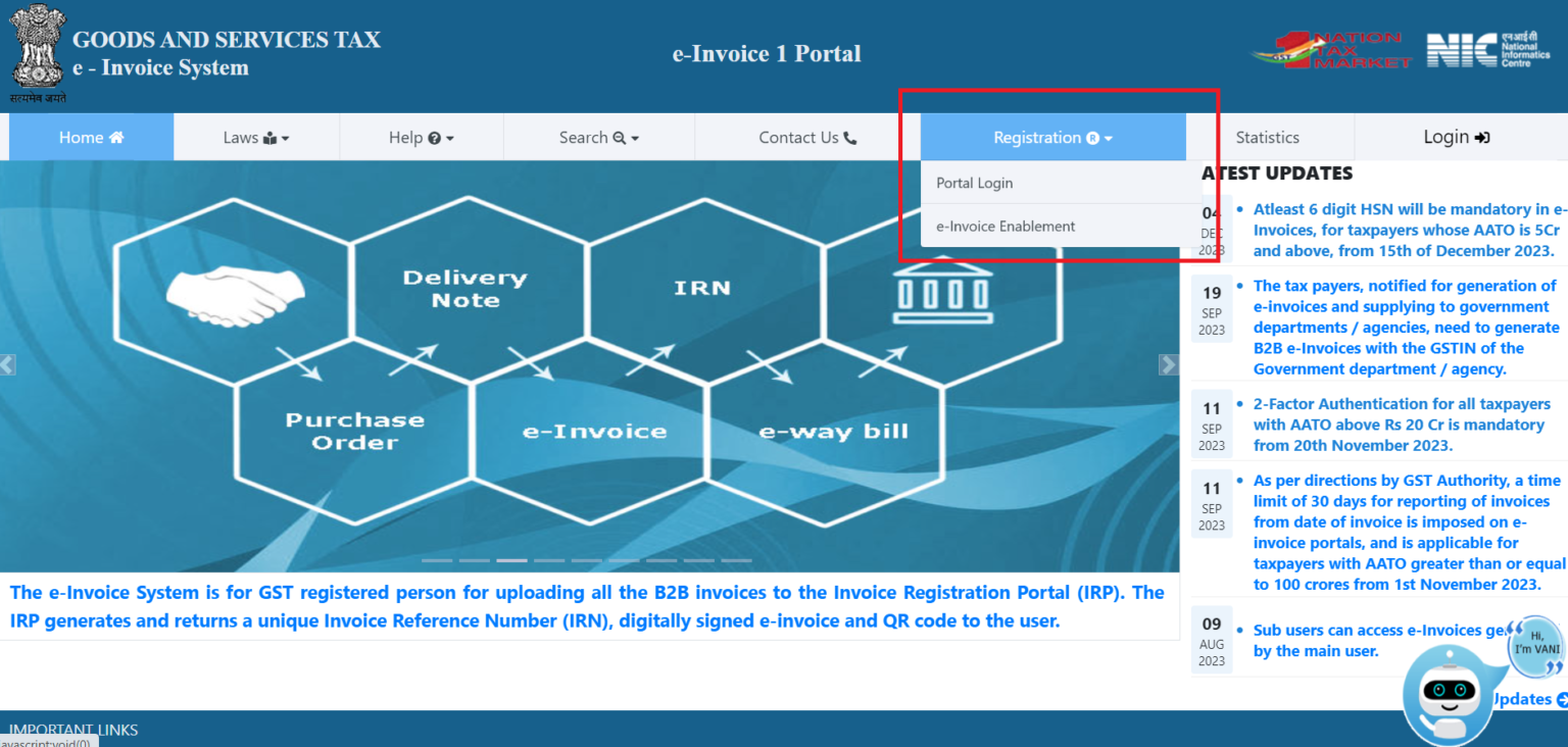 How to enable GST eInvoicing by business? | E-StartupIndia